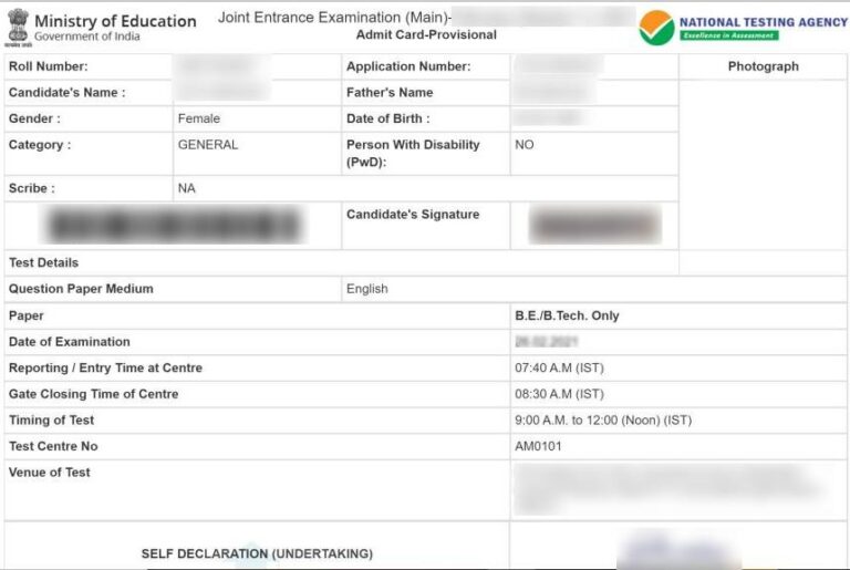 JEE Main Admit Card 2024 April Out For Paper 1 2 Download IIT JEE JEE Main Admit Card 2024 April Out For Paper 1 2 Download IIT JEE