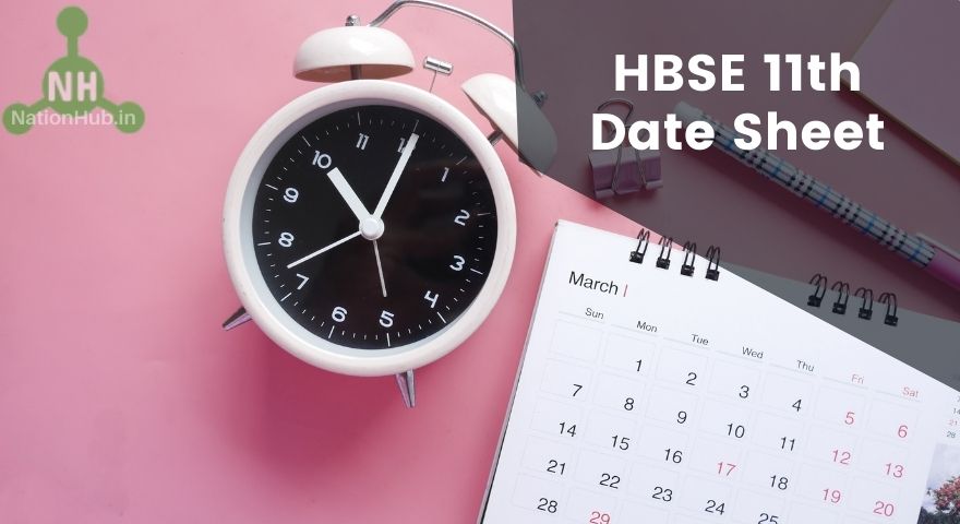 HBSE 11th Date Sheet 2024 Haryana Board Class 11 Exam Dates