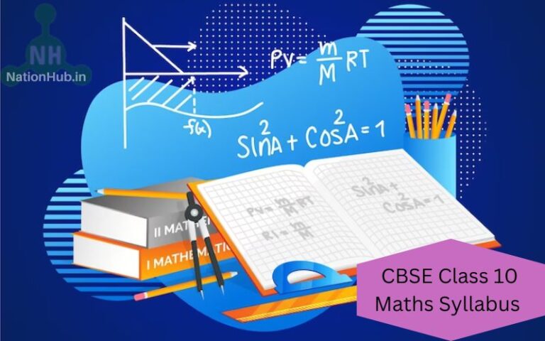 CBSE Class 10 Maths Syllabus 2024 PDF Download Basic Advanced 