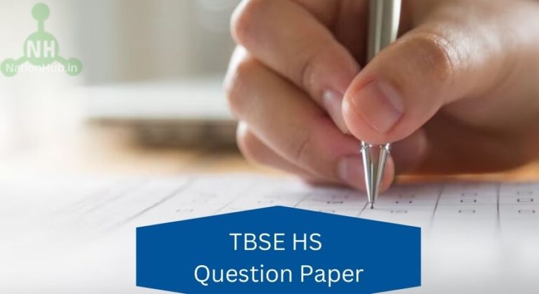 TBSE HS Question Paper 2025: Download Previous Years Papers