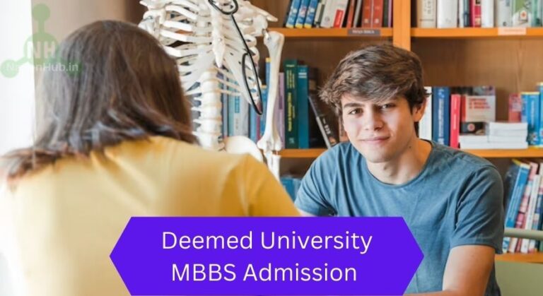 Deemed University MBBS Admission 2025 Date, Application Details